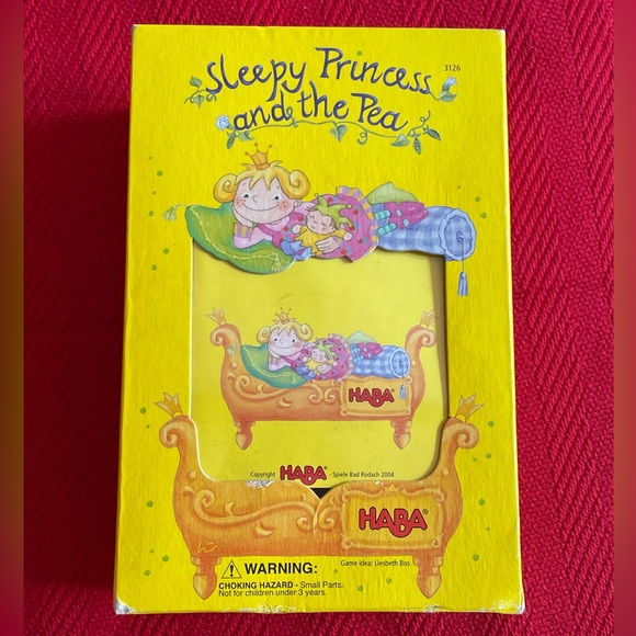 Toys | Haba Board Game Sleepy Princess And The Pea | Poshmark